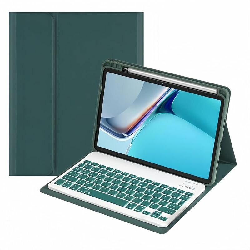 Чехол с клавиатурой для iPad Air 4/ Air 5 10.9" /iPad Air 11(M2) 2024 с Bluetooth русской клавиатурой