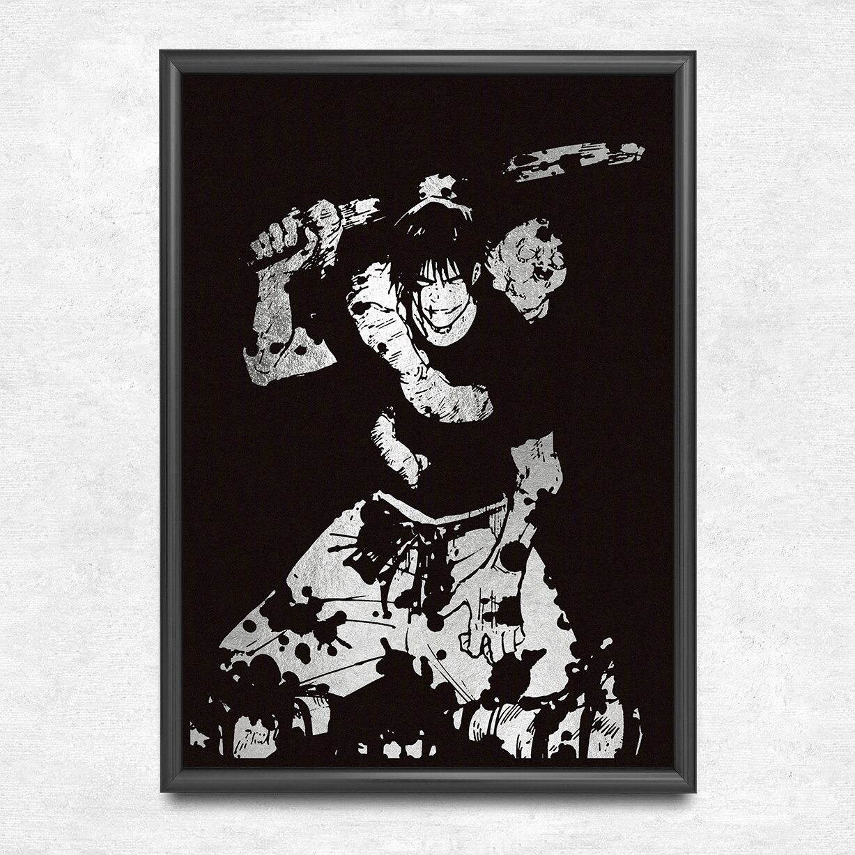 Постер на стену по аниме Магическая битва / Плакат интерьерный Sorcery Fight