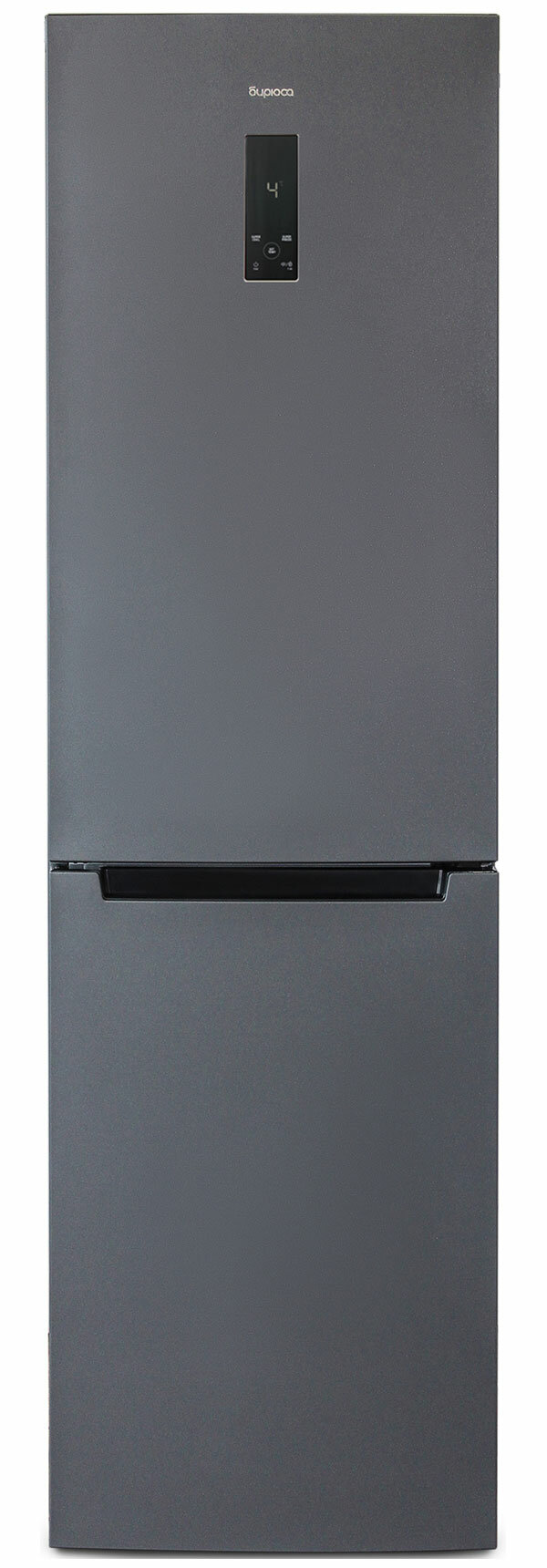 Двухкамерный холодильник Бирюса W980NF No frost, темно-серый