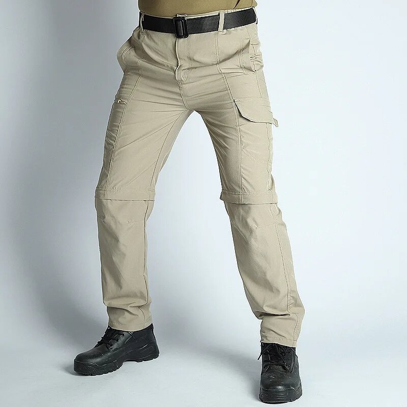 Мужские походные брюки-трансформер, khaki, XXL