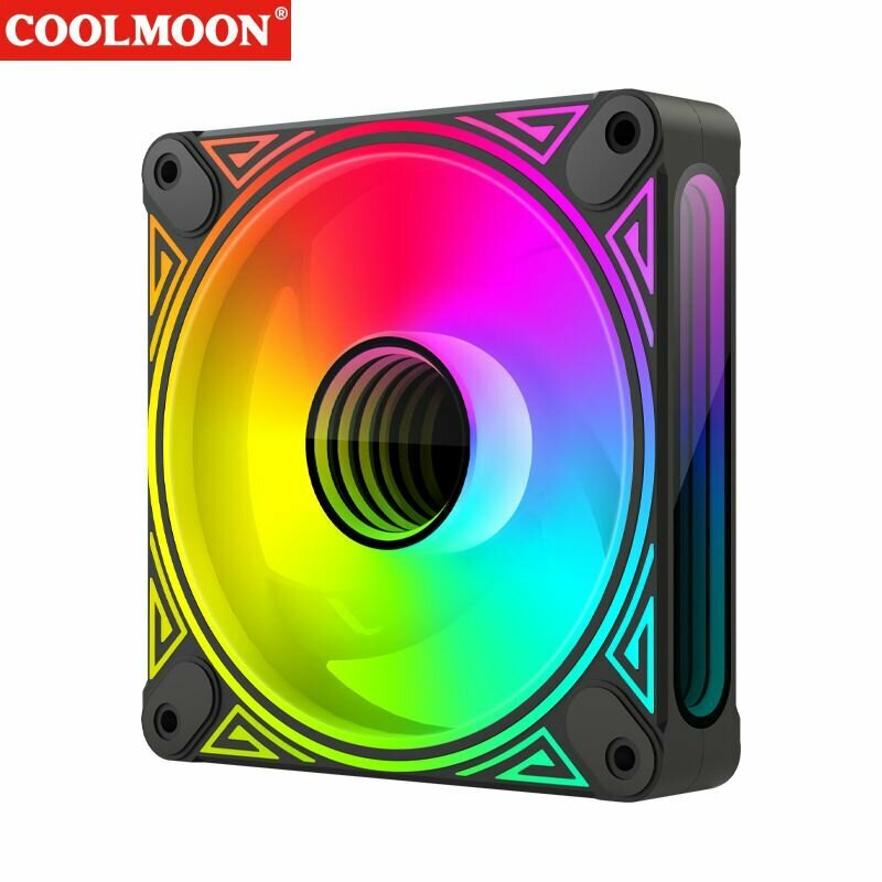 ARGB вентилятор с регулируемой подсветкой COOLMOON DM1