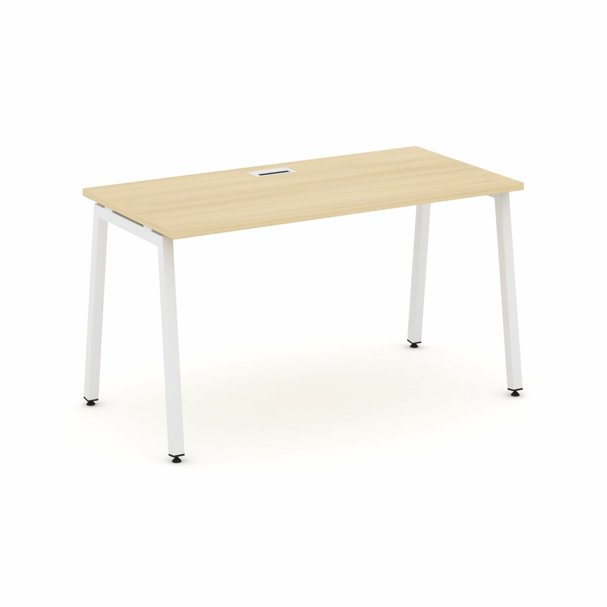 Стол письменный А-образный м / к (сечение 40х40) Стайл Проджект/Style Project Riva SN-4A. SP-002 Акация Лорка / Белый мет. 1180*600*750