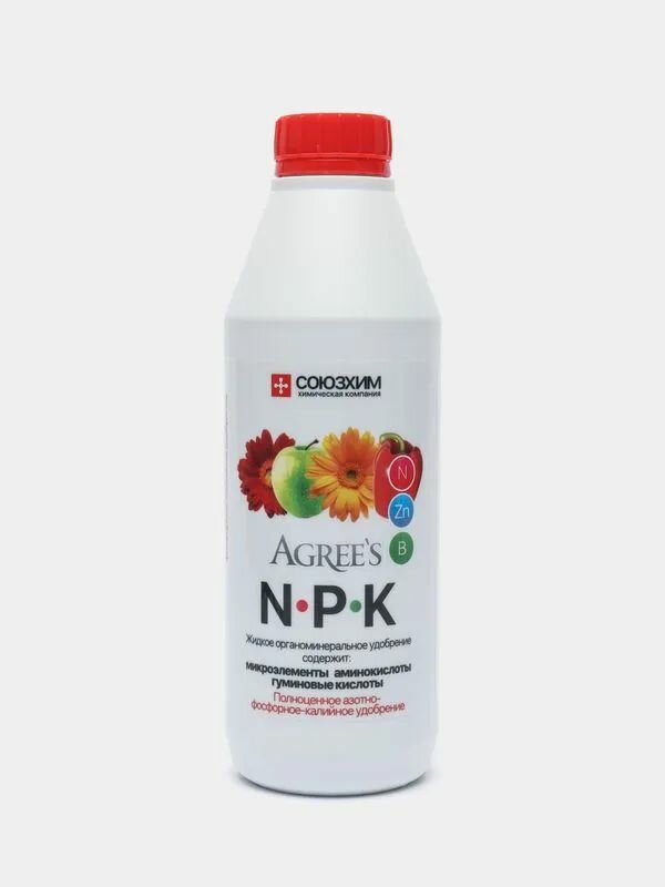 Agree's (Агрис) NPK удобрение универсальное жидкое органоминеральное 0,5 л