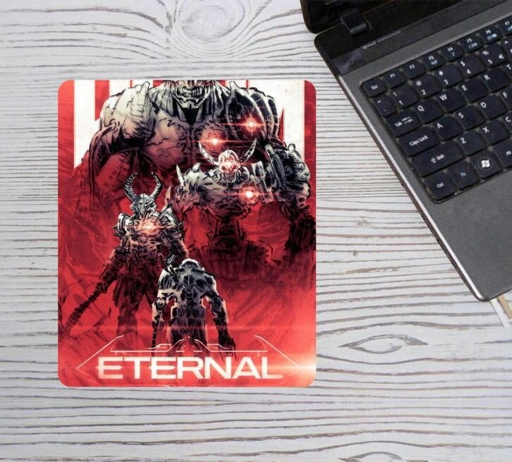 Коврик для мышки игровой 36 на 29 см GOODbrelok Doom/ Дум №2