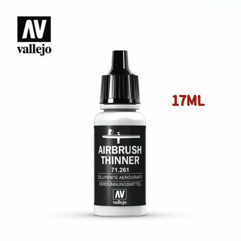 Разбавитель для акриловых красок Vallejo AIRBRUSH THINNER 17мл,71.261