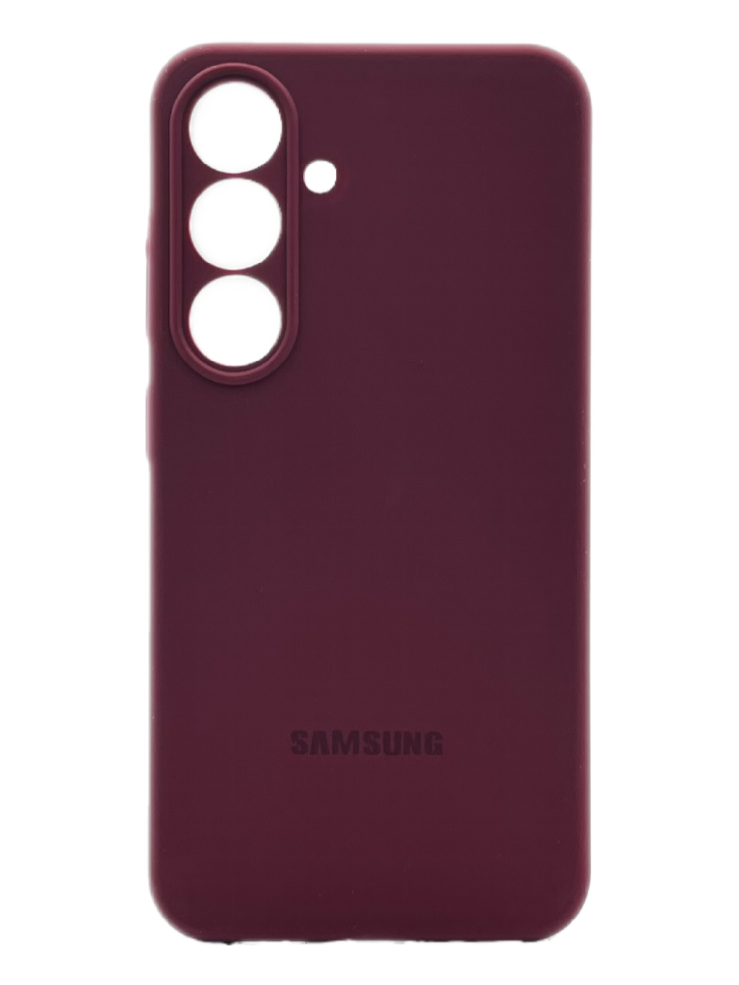 Чехол SILICONE CASE для Samsung S25 (№05 Сливовый)