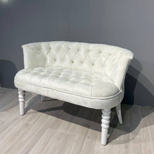 Банкетка MILANA-STRONG WAVE, офисная, велюр, дерево, 130х65х70 см