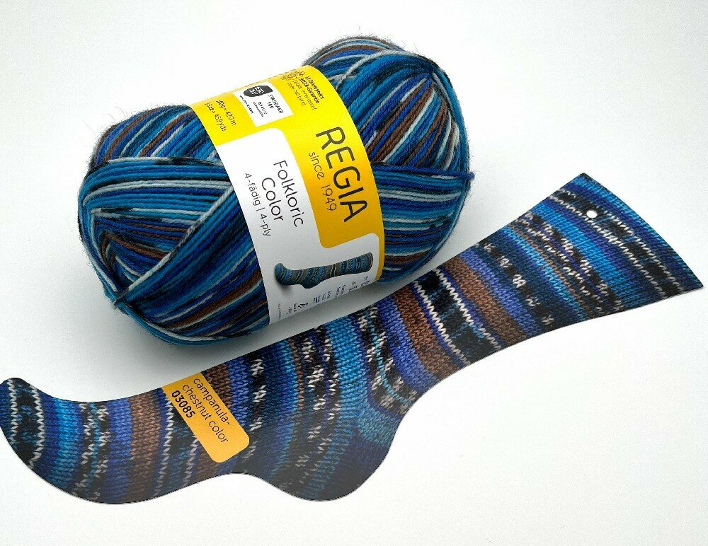 Folkloric Color /Фолклорик Колор/ пряжа Regia, 4 нитки, 9891273-00283 (03085)