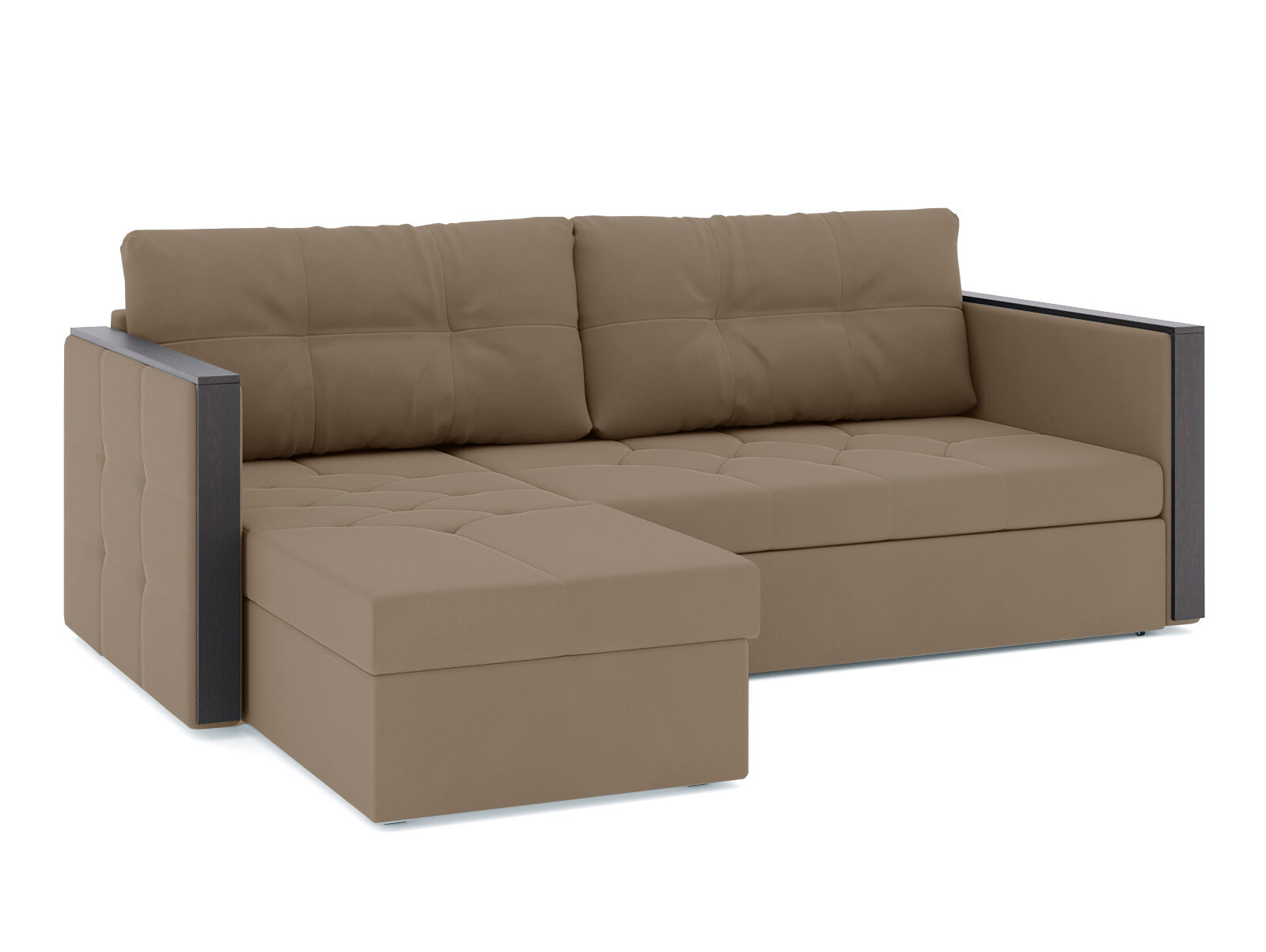 Диван угловой Даймонд, Капучино