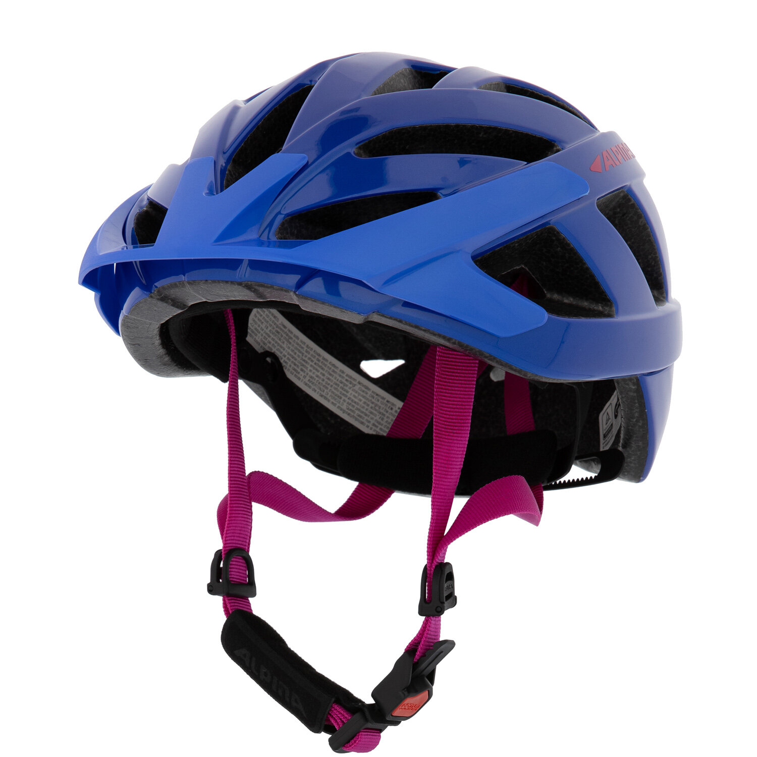 Велошлем ALPINA Panoma 3.0 True Blue/Pink Gloss (см:52-57)