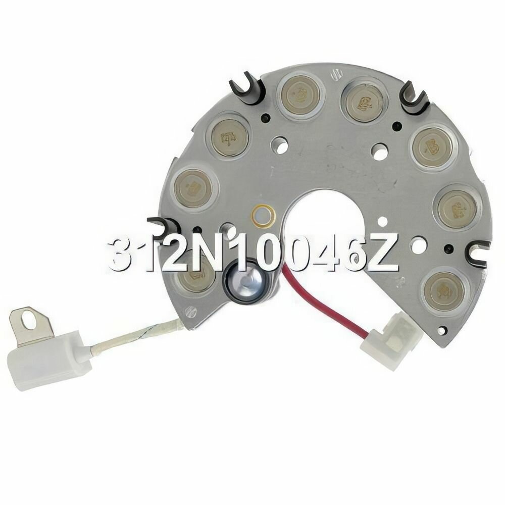 Диодный мост генератора, с дополнительными диодами для ВАЗ Лада Калина1117-1119, Газ, 2217, 2752, 2705, 406 арт 312N10046Z