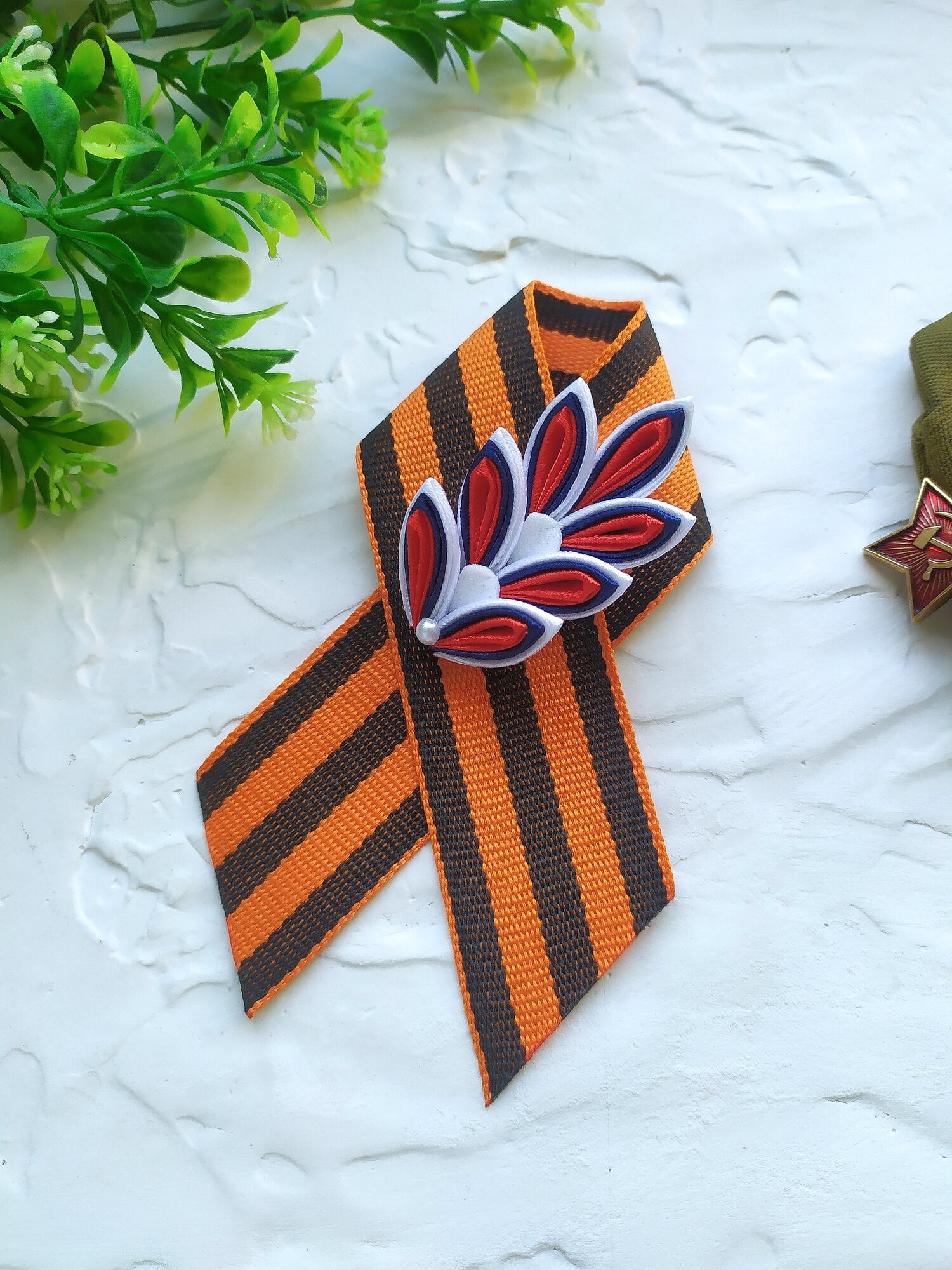 Георгиевская лента брошь