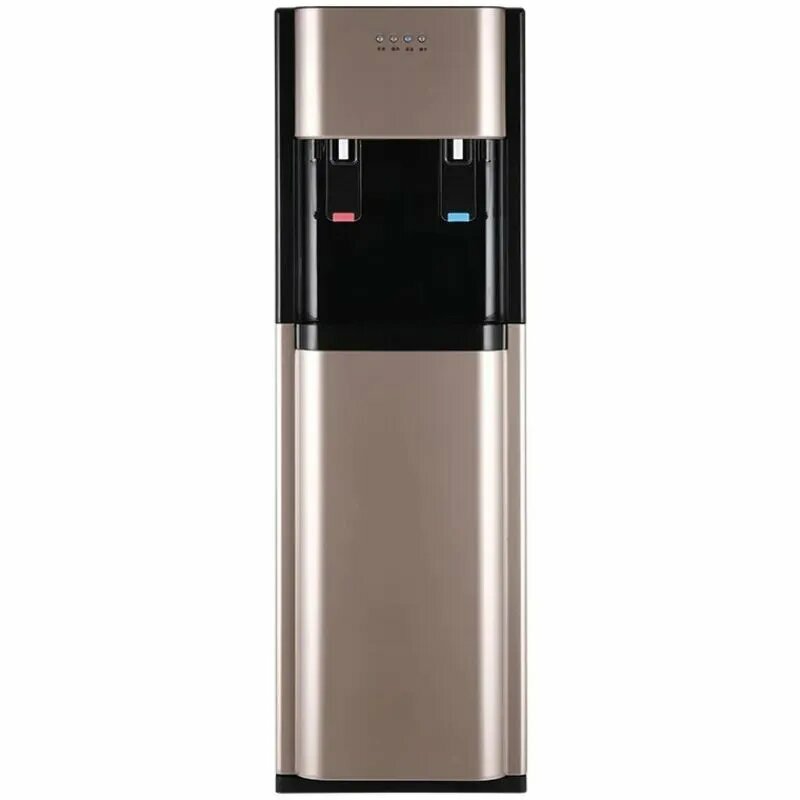 Кулер для воды "PP-HM00399", с функцией нагрева и охлаждения, золотистый/чёрный