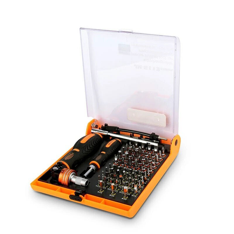 Набор отверток и бит 73в1 JAKEMY JM-6113 Отвертка с трещоткой под углом 180 градусов