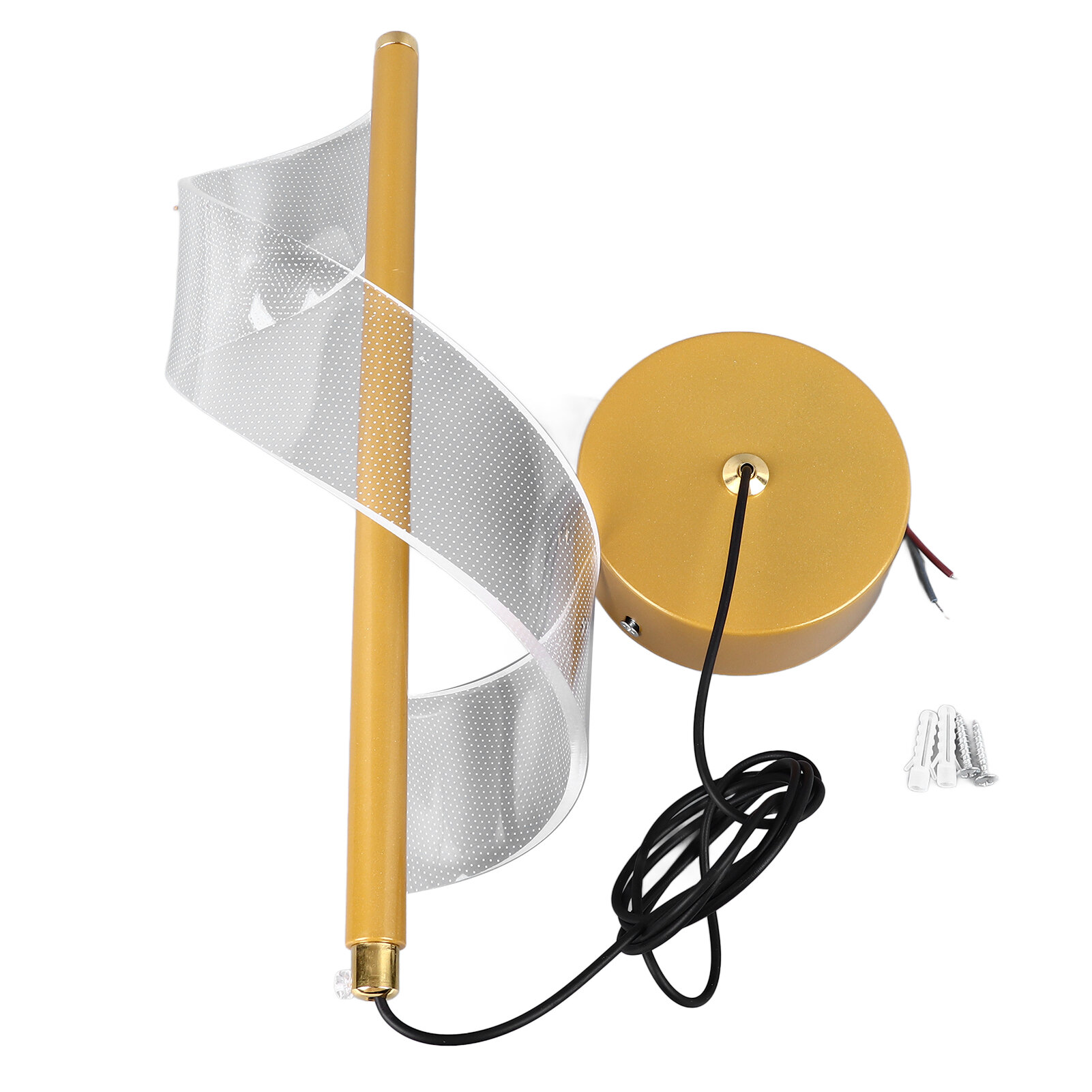 Светодиодный спиральный подвесной легкий защита глаз Высокая яркости современная стильная потолочная лампа для столовой спальни гостиная теплый свет