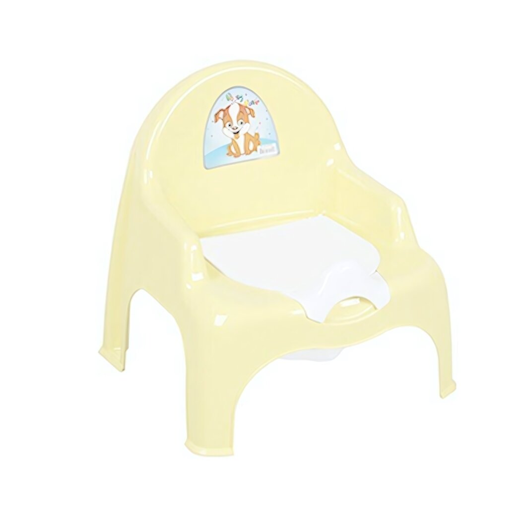 Детское кресло-горшок для детей, молочный цвет, удобное использование, пластиковое