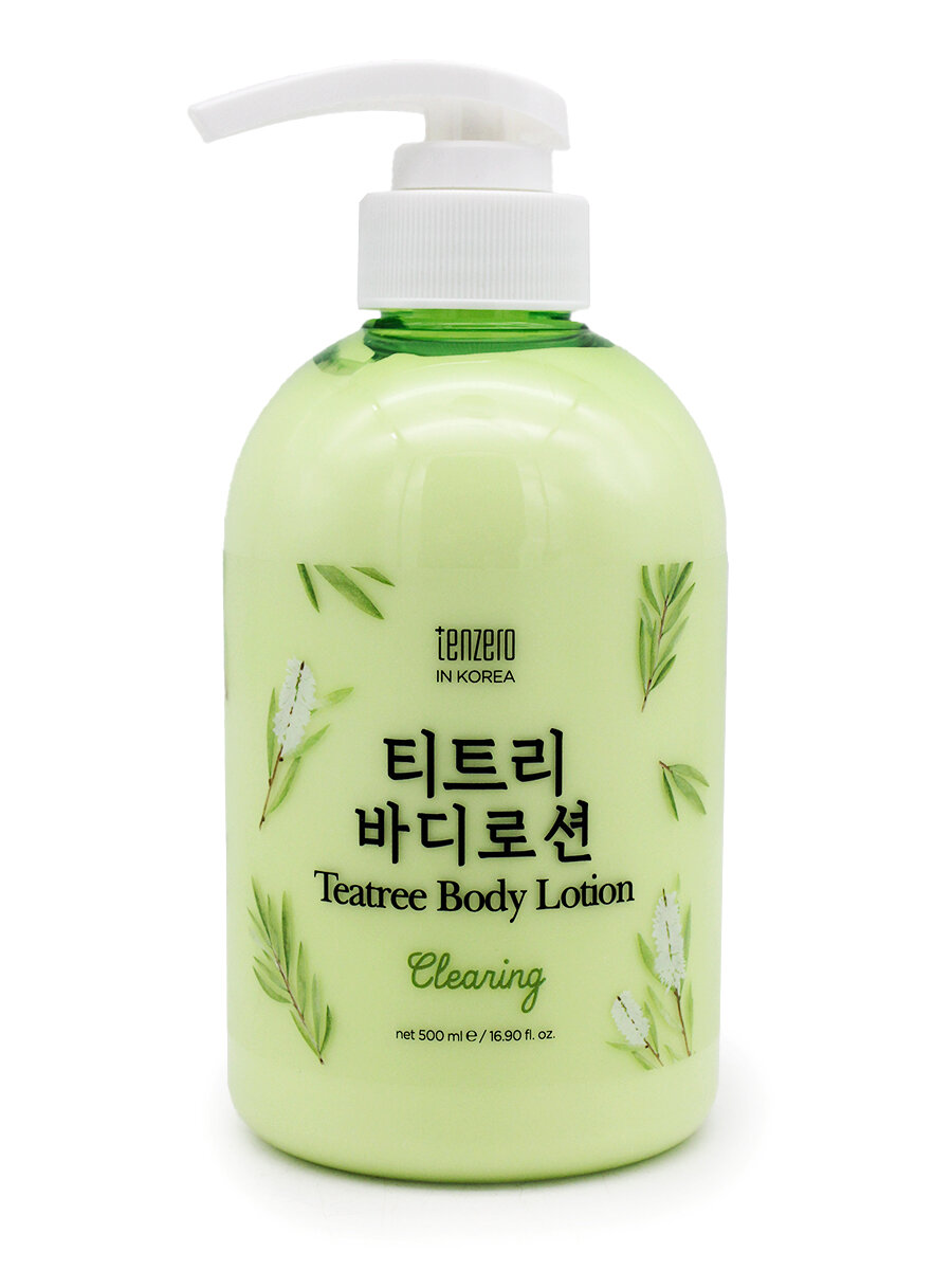 Tenzero Лосьон для тела с экстрактом чайного дерева для проблемной кожи Clearing Teatree Body Lotion, 500 мл