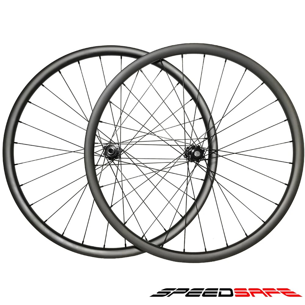 Велоколеса карбоновые Speedsafe XC 6 Bolt, Micro Spline 12s, Tubeless, 12K Glossy