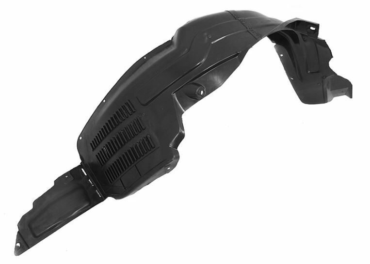 Подкрылок SAT, для KIA Rio 10-11, передний, правый, пластик, чёрный