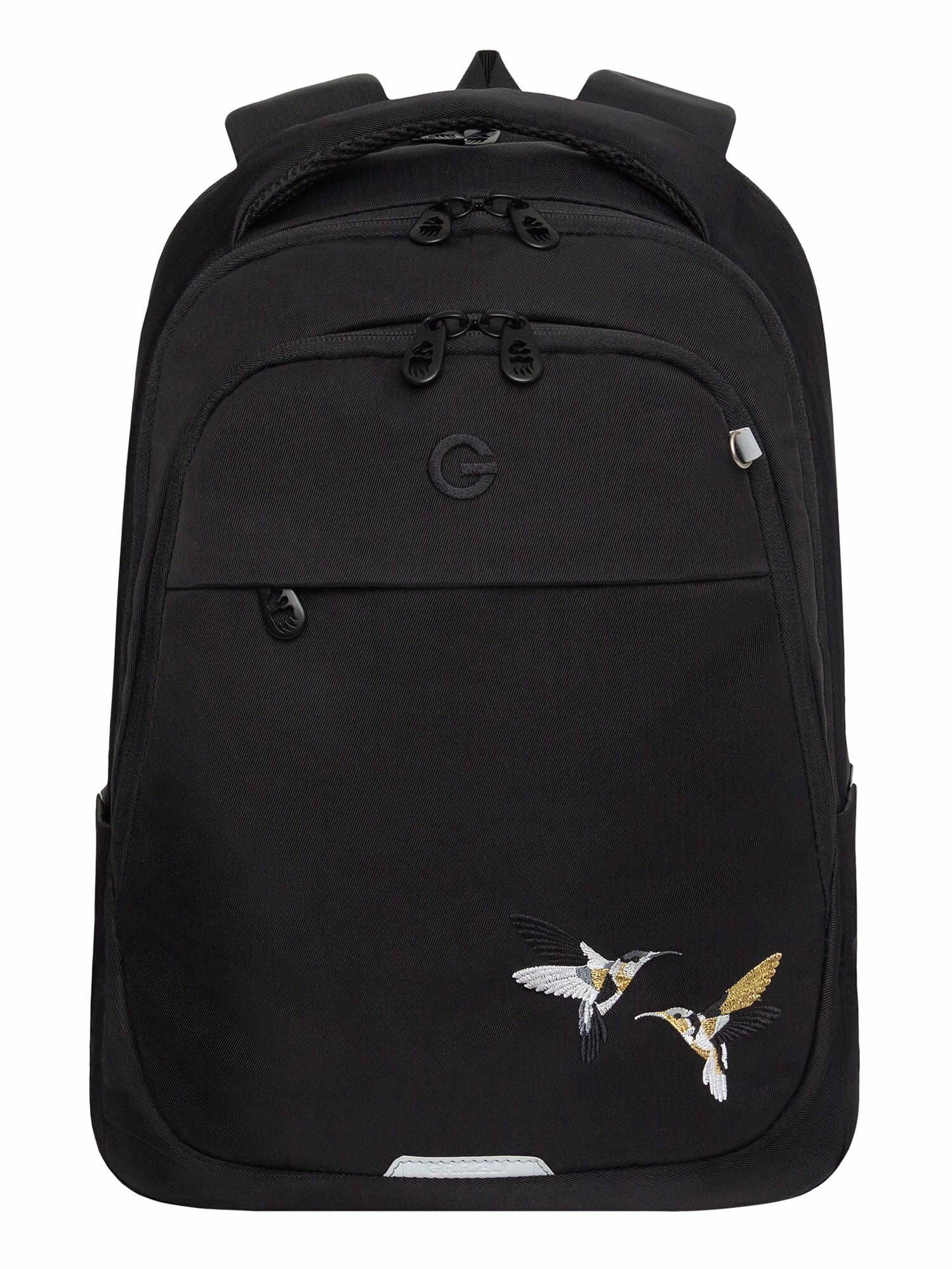 Рюкзак молодежный GRIZZLY с отделением для ноутбука 13", для девочки, женский, RD-540-2/4