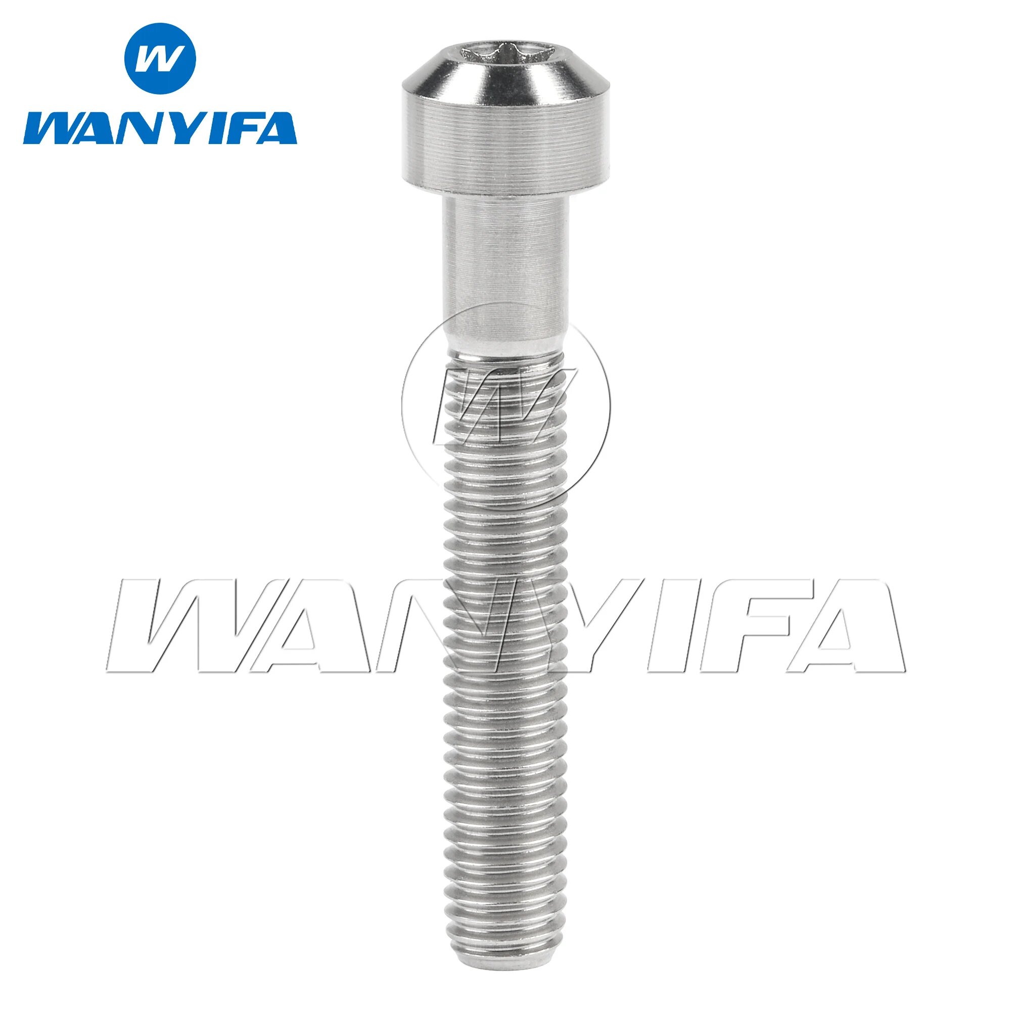 Титановые болты Wanyifa M8x10 15 20 25 30 35 40 45 50 мм Torx T40 Titanium, 25mm