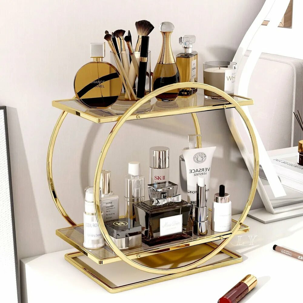 Этажерка, 2 секц, Металл, 15.5х28.5х28.5 см