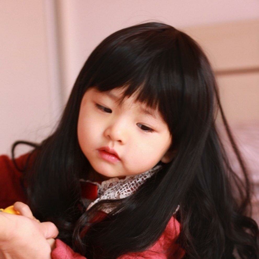 EF Sweet Omelet милый парик принцессы для детей девочек вьющиеся волосы круглое лицо натуральный