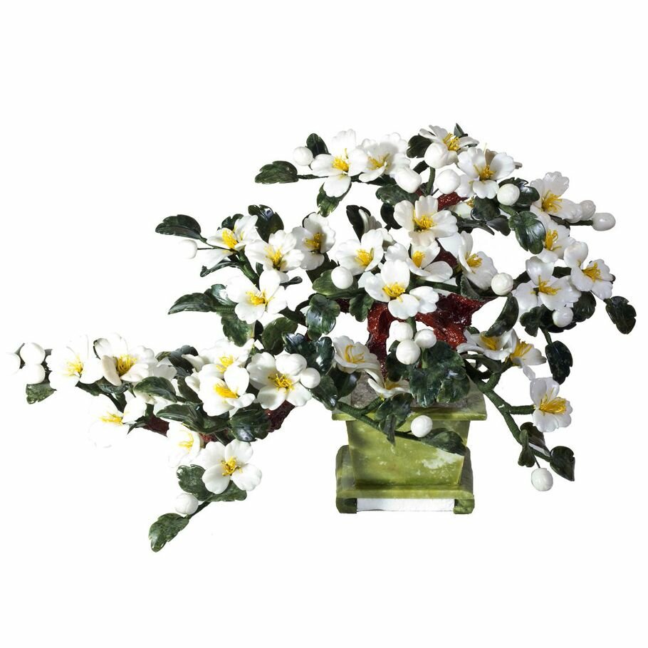 Бонсай Цветы белые