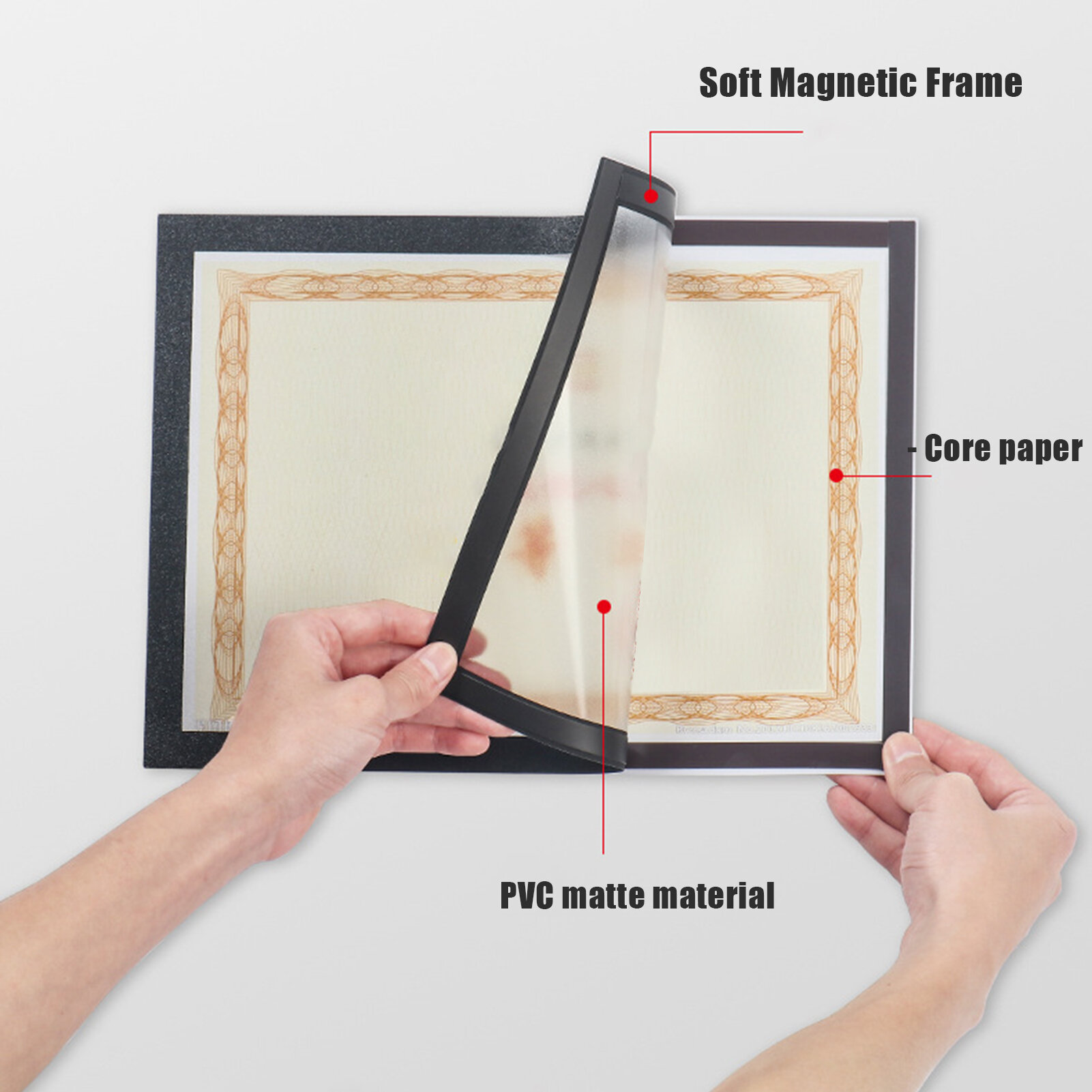 Магнитная фоторамка рамка для рекламного плаката.