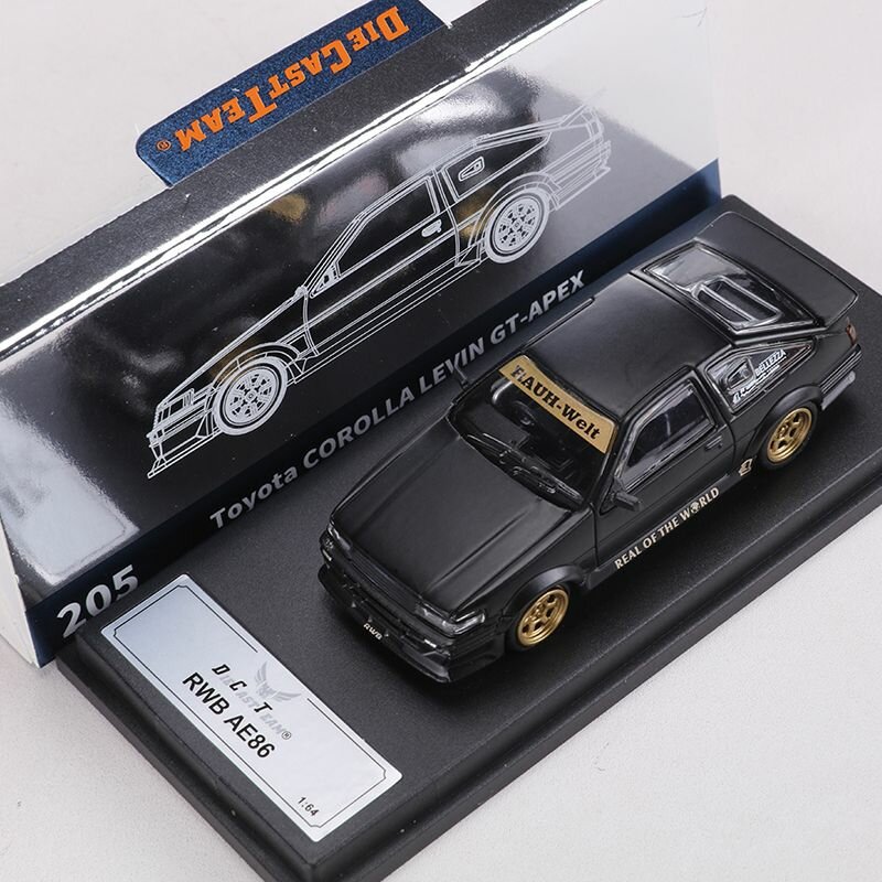 Миниатюрная модель автомобиля из литого металла Тойота Королла Левин GT-APEX модель автомобиля Игрушки 1:64 Toyota Corolla Levin GT-APEX