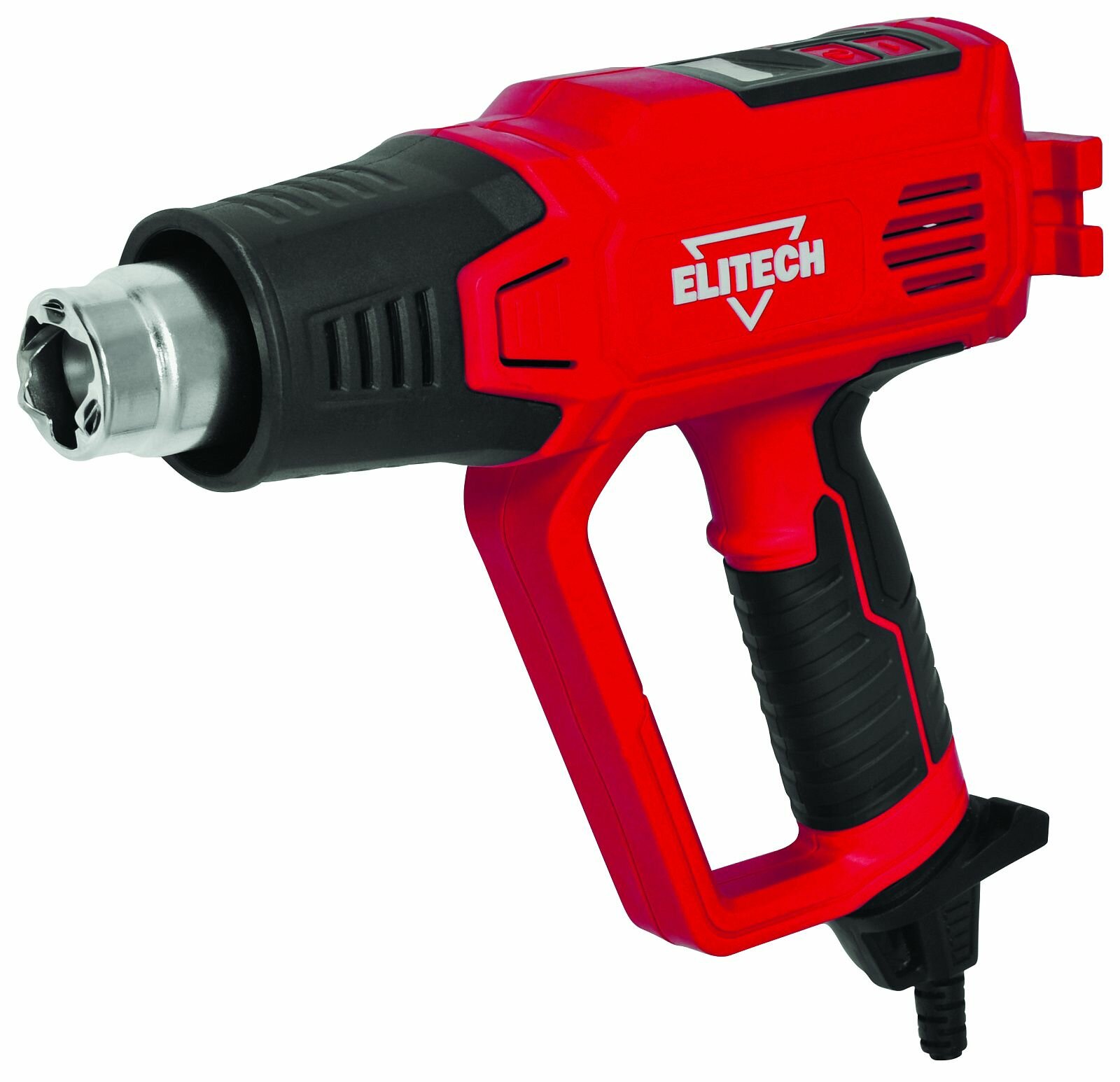 Фен строительный с регулировкой температуры ELITECH ТВ 2060С с дисплеем и кейсом