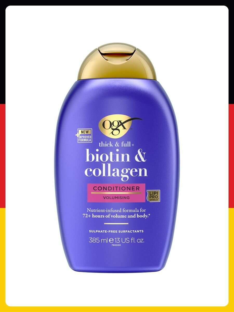 Кондиционер Ogx с биотином и коллагеном, 385 мл