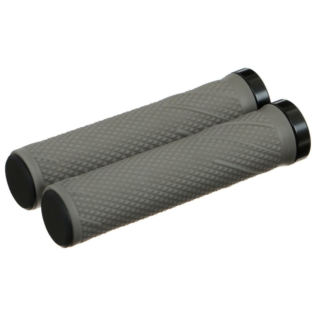 Грипсы STG SZ-056B для велосипедов, 135 мм, Lock-On, 2 шт, цвет серый