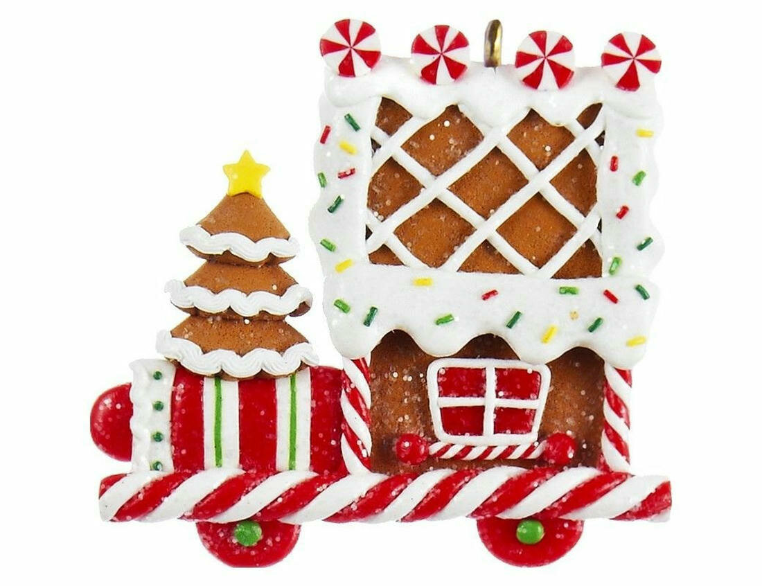 Ёлочная игрушка с трубойёлочкой, керамика, 10 см, Kurts Adler