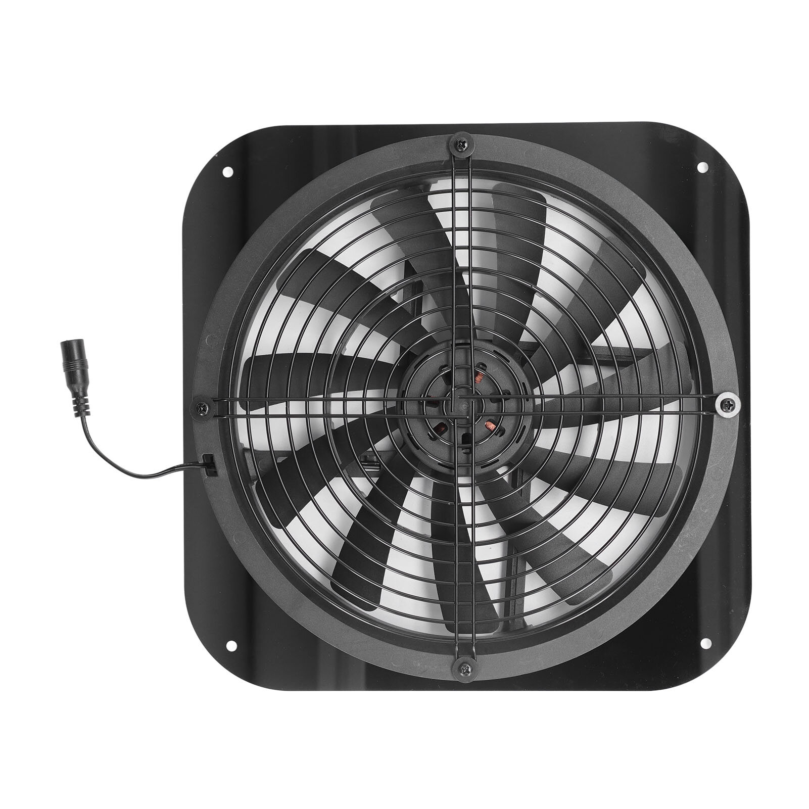9,8-дюймовый солнечный вытяжной вентилятор высокого давления, круглый вентиляционный вентилятор для небольших курятников, теплиц, навесов