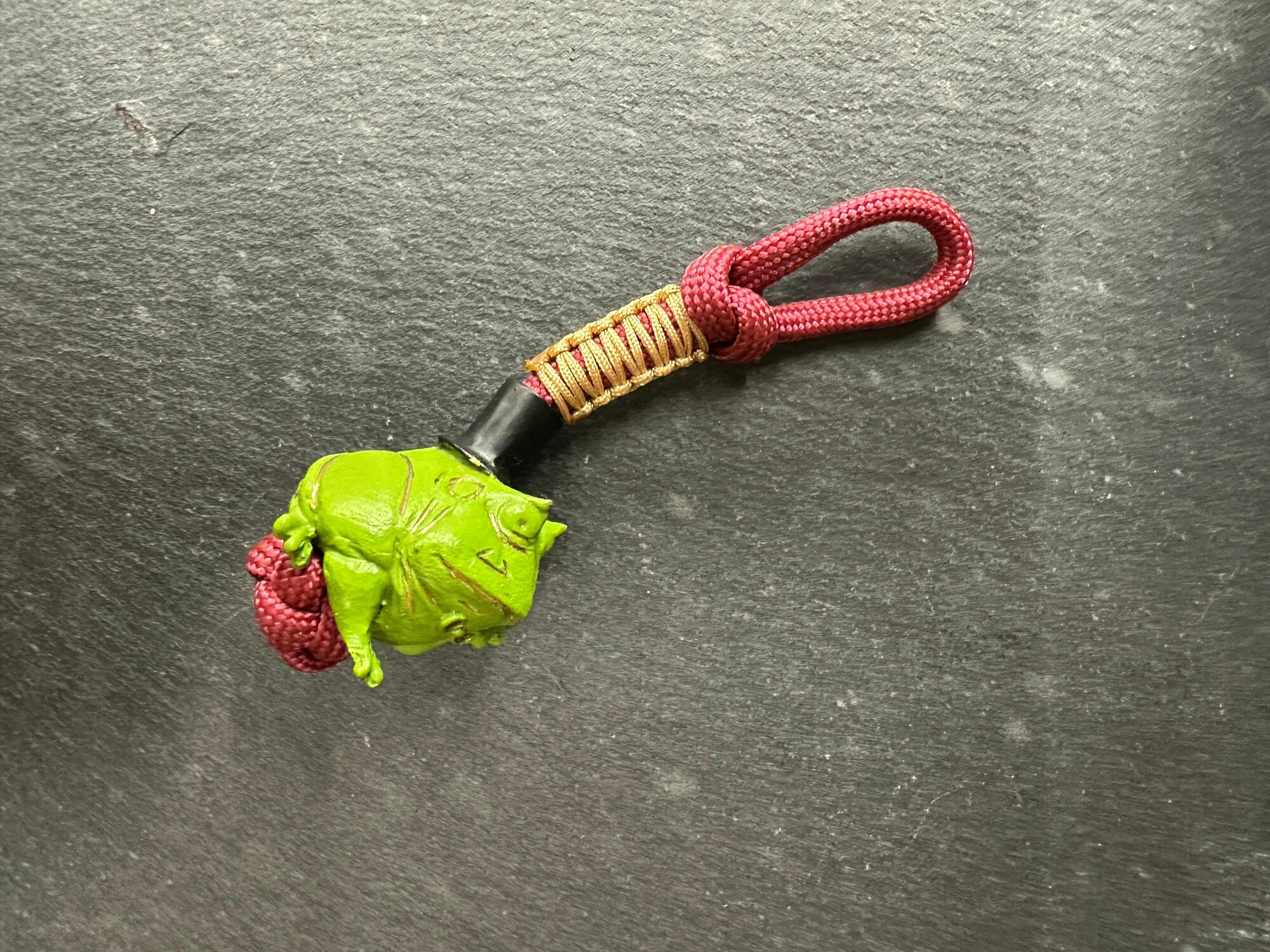 Темляк с латунной бусиной Блатной Frog (окрас)