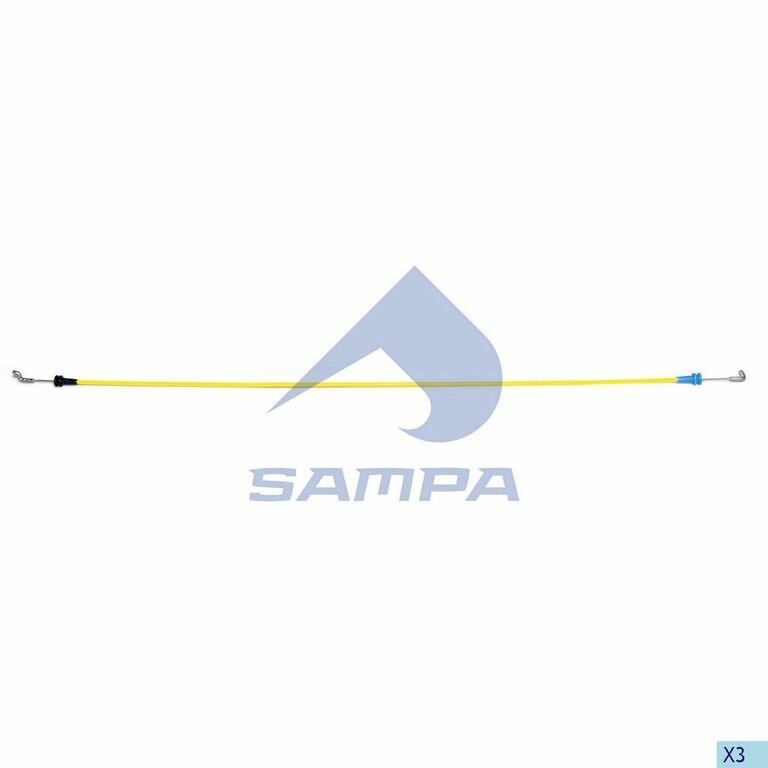Трос привода замка двери правой для Камаз 5490, Мерседес Атего арт 200264 SAMPA
