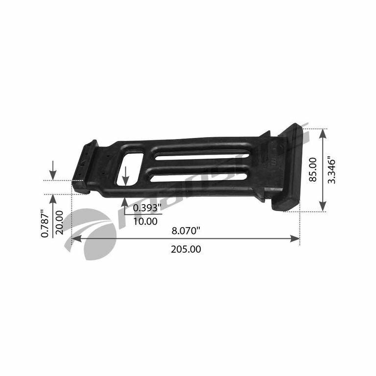 Крепление брызговика для Вольво FH12 арт 900343 MANSONS