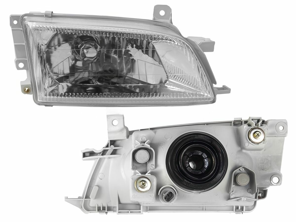 Фара правая, вертикальное крепление хрусталь для Тойота Калдина арт ST2116CR SAT