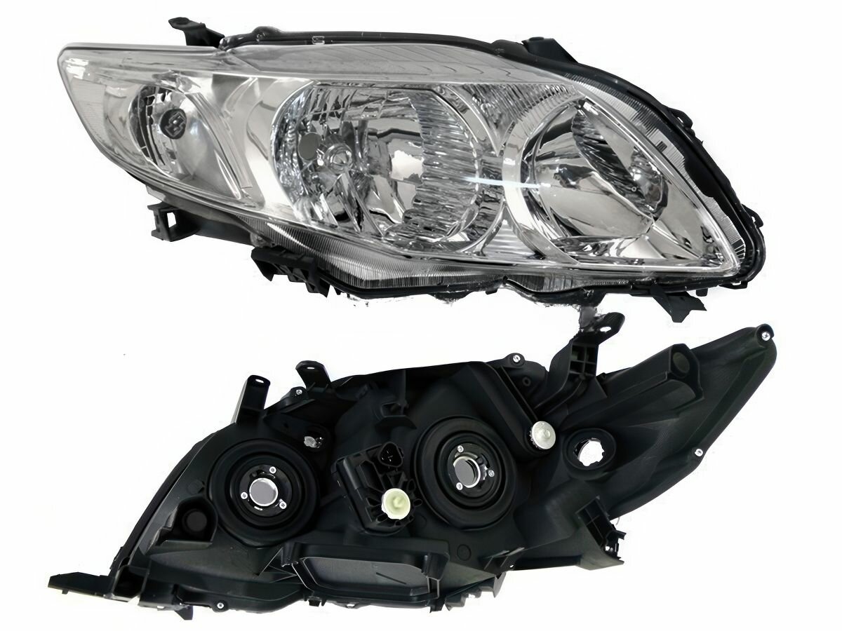 Фара правая для Тойота Королла 150 2006-2009, с электрокорректором арт ST21211M7R SAT