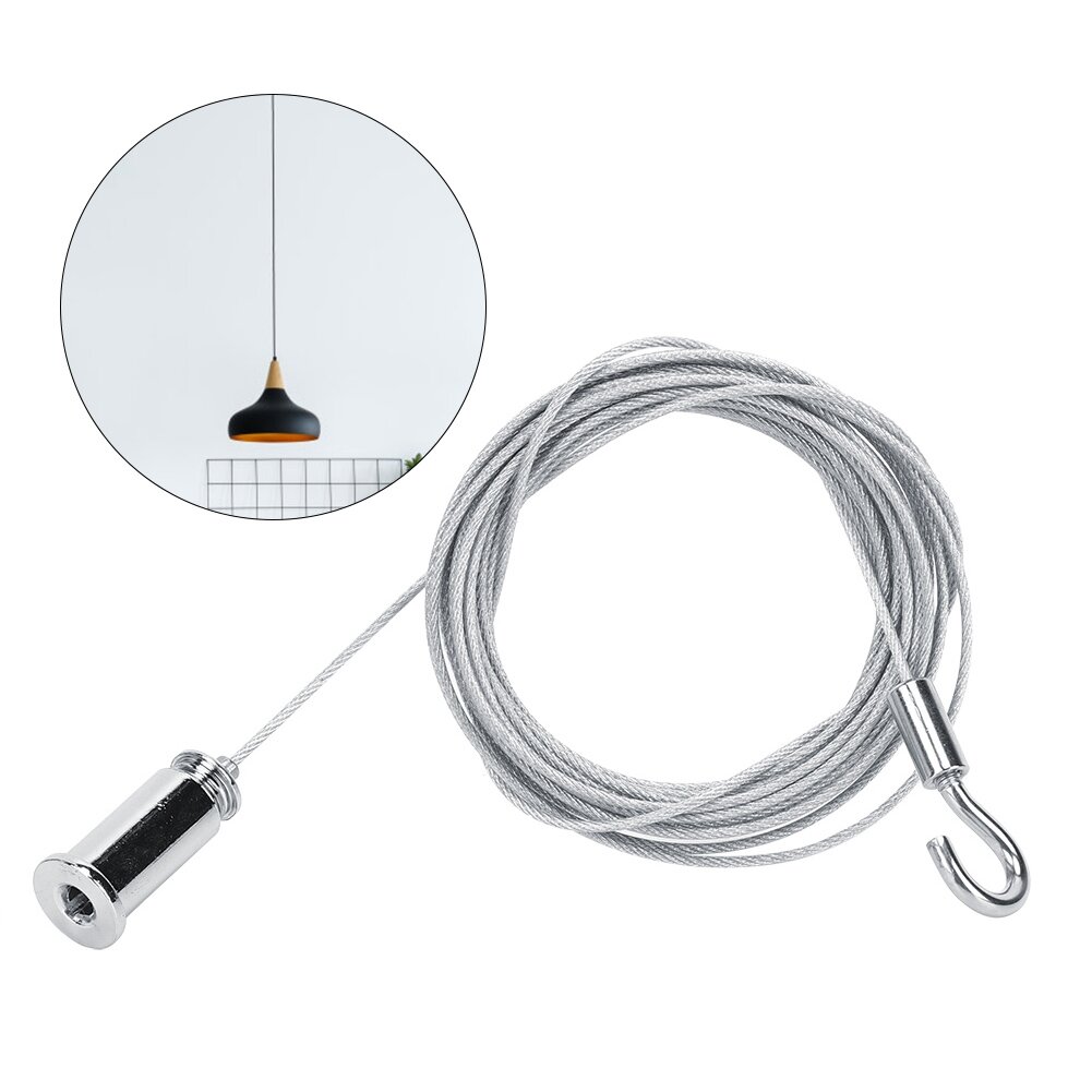 Люстра стальной трос потолочный светильник подвесные светильники аксессуары для светильников