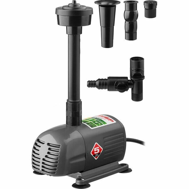 ЗУБР 50 Вт, фонтанный насос