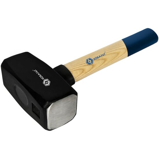 Кувалда Кобальт 5 000 гр, деревянная рукоятка из ясеня, длина рукоятки 350 мм (918-855)