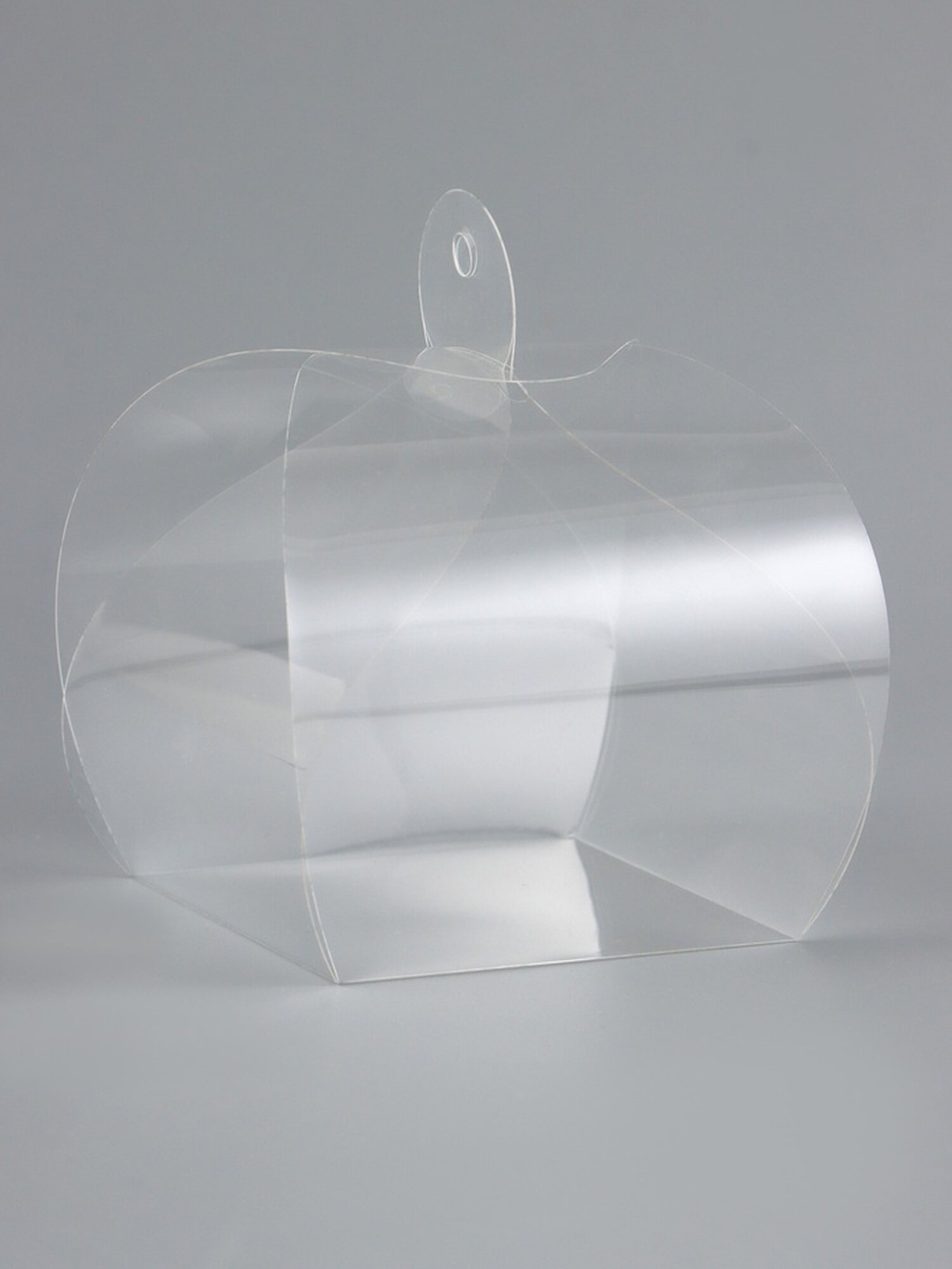 Складная прозрачная коробка из PVC, для упаковки подарков, 7×7×7 см