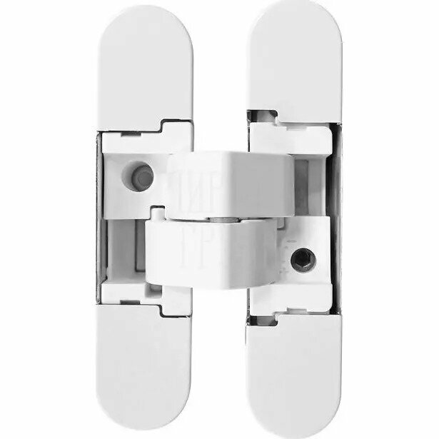 Петля дверная скрытая Koblenz Kubica K1019 DXSX HYBRID универсальная (40/52) матовый белый