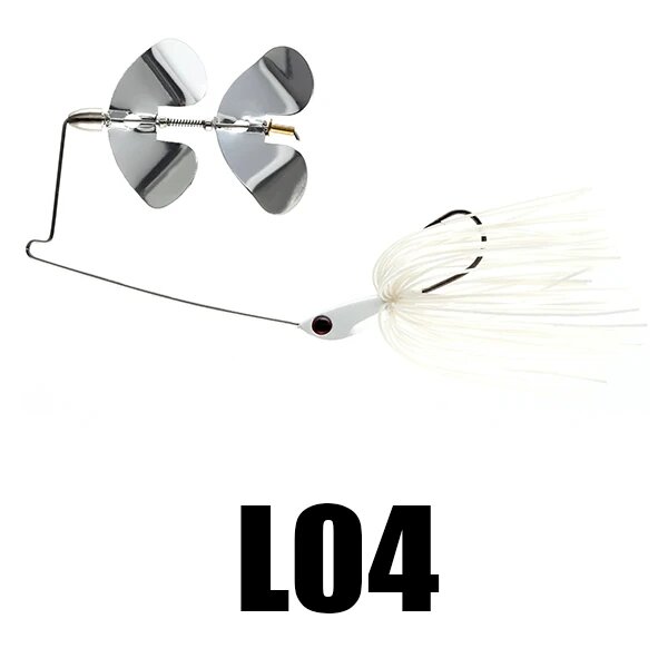 SeaKnight Спиннербейт SK103/SK104 10г/14г Белый, белый