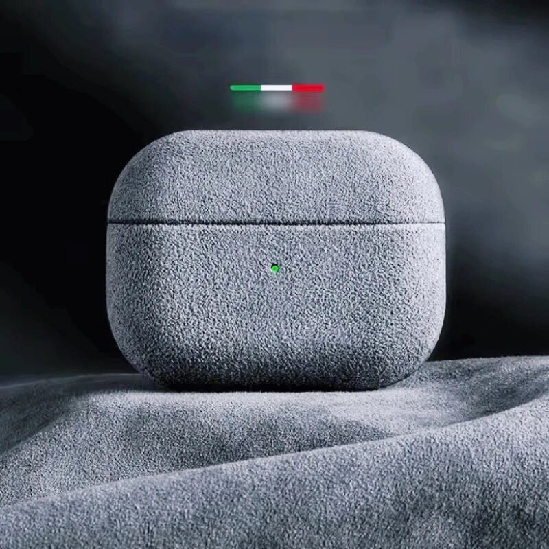 Серый замшевый чехол для AirPods Pro 2