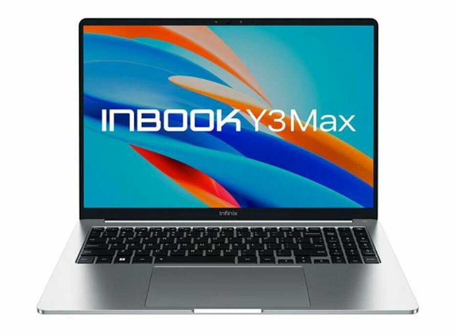 16" Ноутбук INFINIX INBOOK Y3 Max YL613 (71008301535) серебристый - 1920x1200, IPS, Intel Core i5-1235U, ядра: 10 x 1,3 ГГц, 16 ГБ, SSD 512 ГБ, Intel Iris Xe Graphics, Windows 11 Home