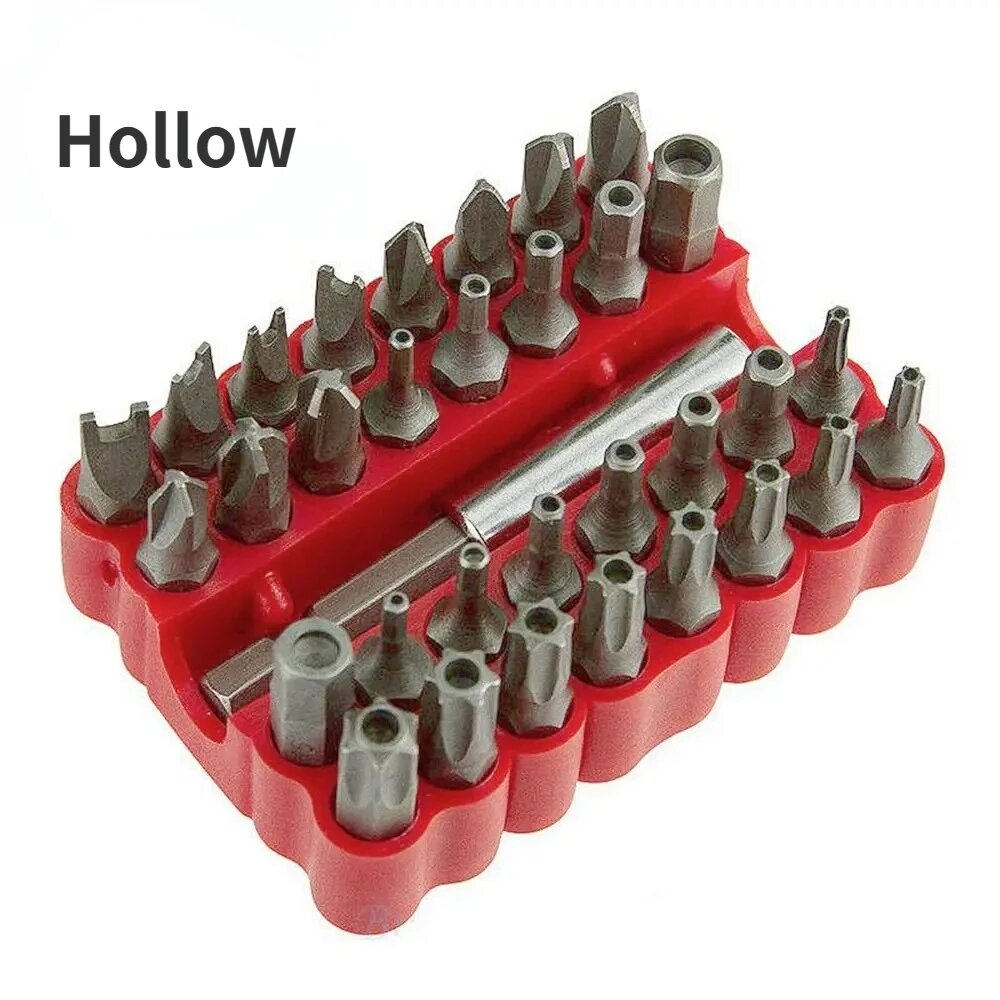 Krachtige 33 шт. 1/4 "6,35 мм магнитный держатель, дрель, инструменты, винты, защитный гаечный ключ, звездочка, шестигранник, торкс, крыло, отвертки