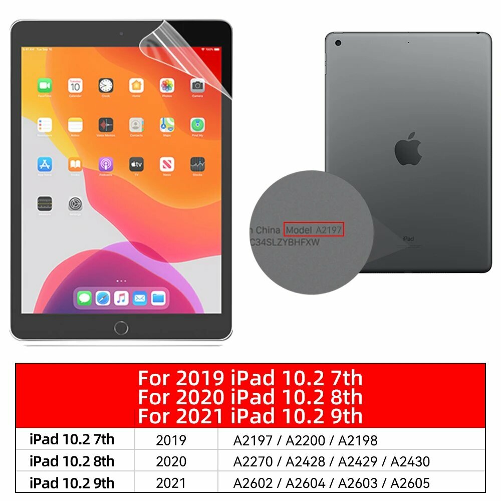 2 шт. матовая защитная пленка для экрана iPad DANYCASE iPad 10.2